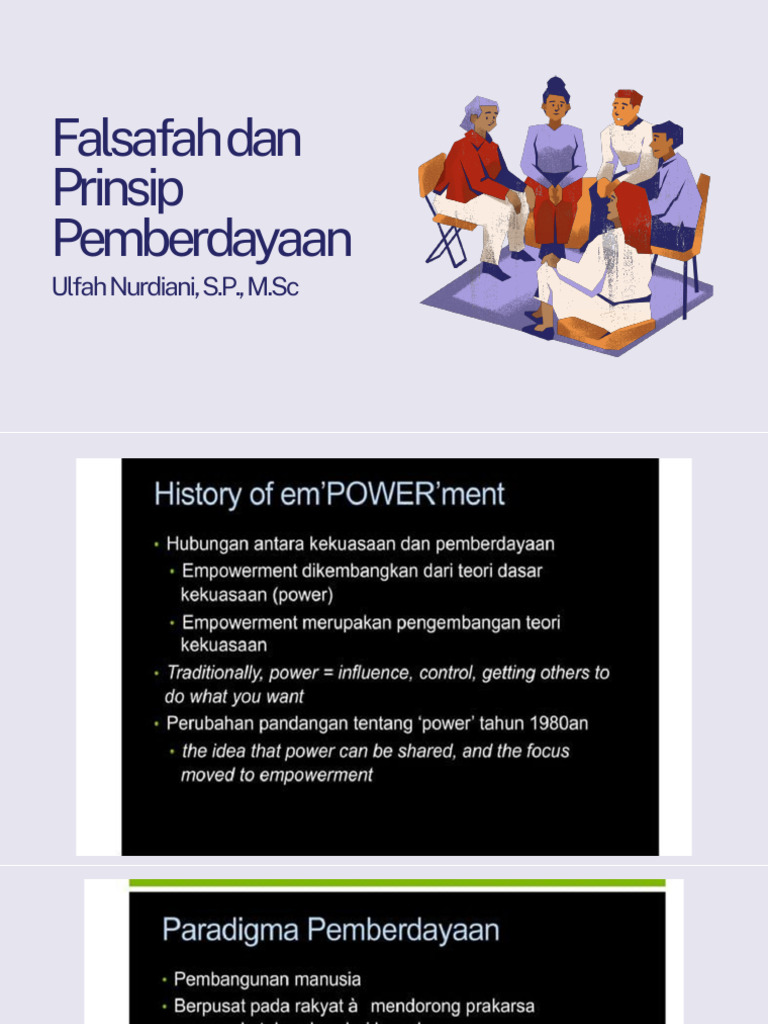 Falsafah Dan Prinsip Pemberdayaan Ok | PDF