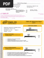 Toefl Itp Answer Sheet Tgre | PDF
