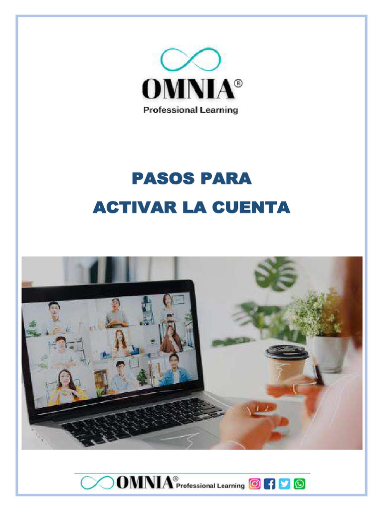 Pasos para Activar La Cuenta Omnia Online 1 | PDF