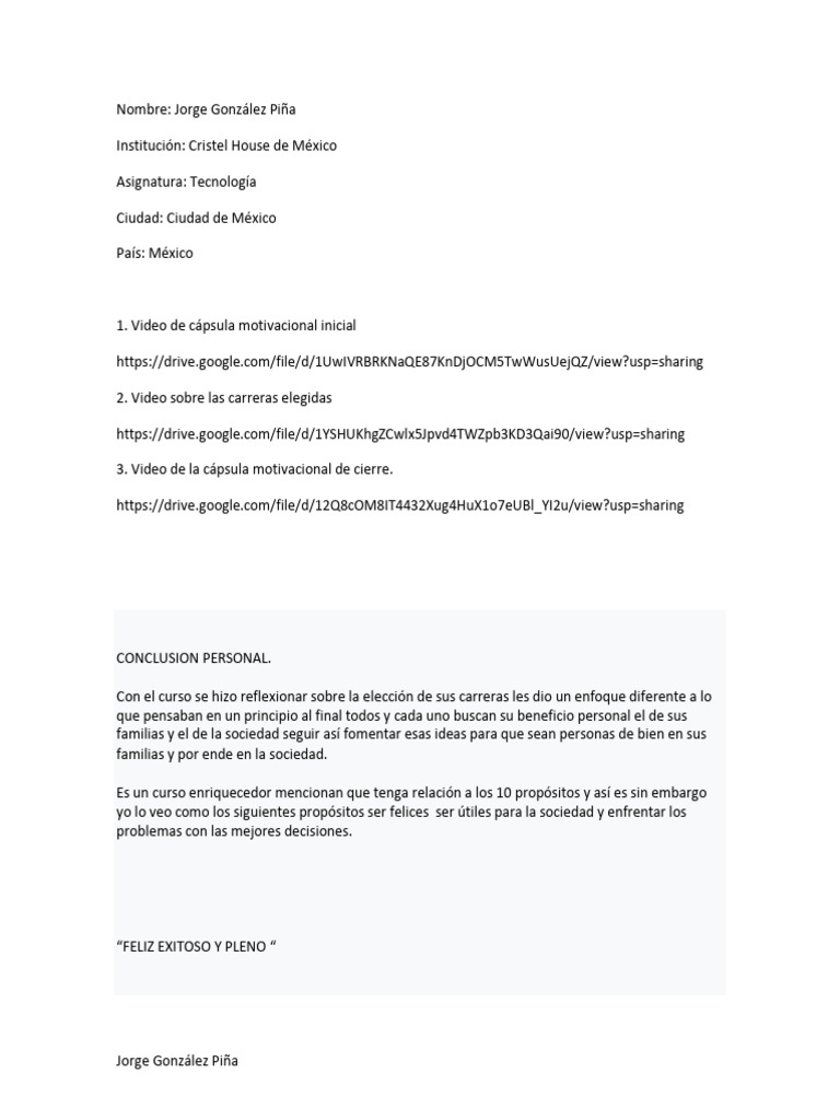 Informe Practica Final | PDF