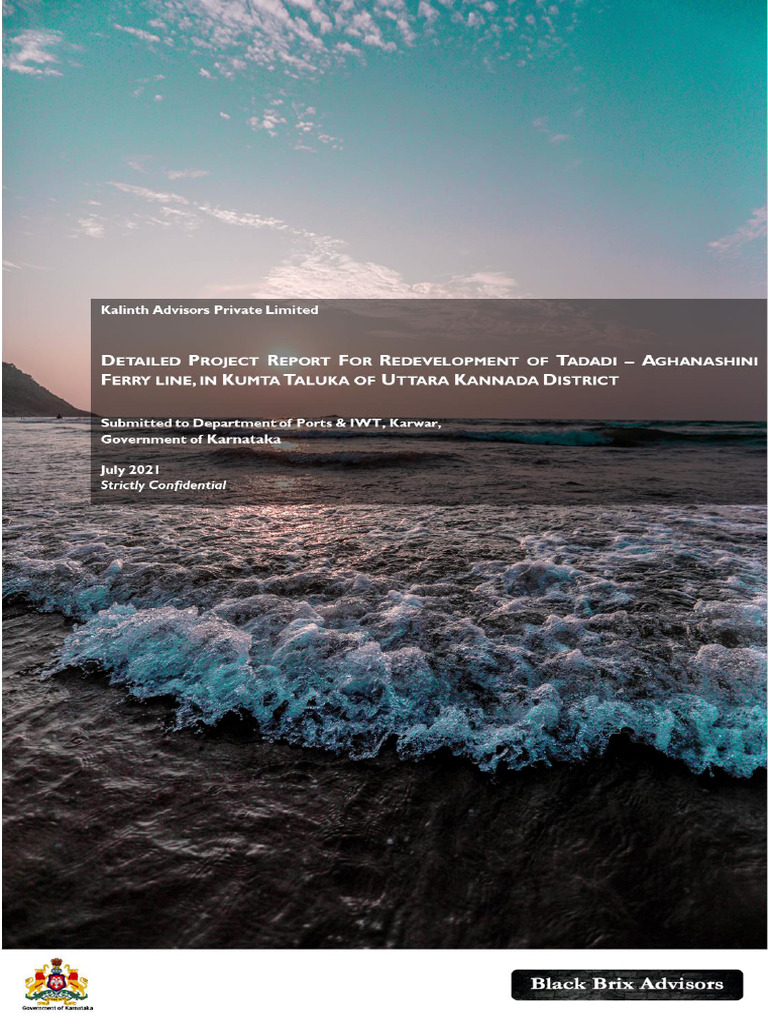 Aghanashini Ferry Line Redevelopment | PDF | Transport