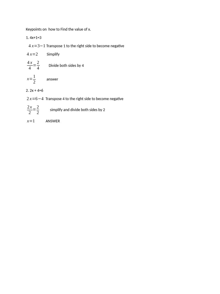 Keypoints in Solving Monomial Equation | PDF