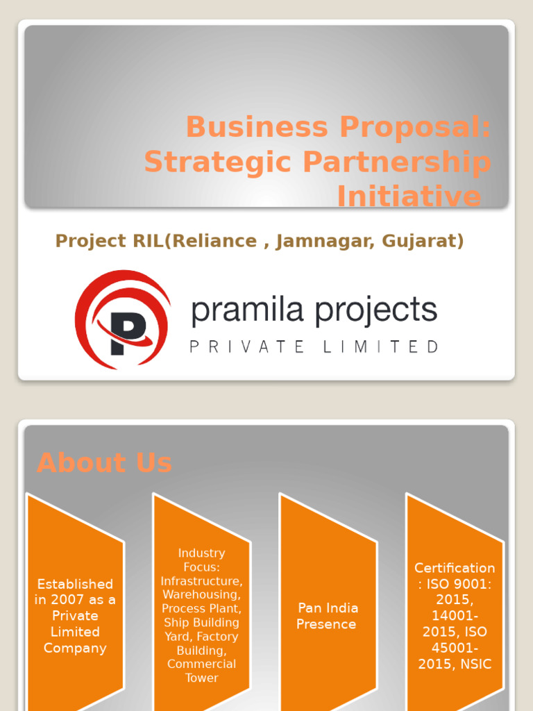 Investment Proposal - PPPL Reliance Project | PDF | Economy Of India