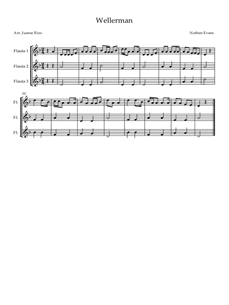 Wellerman - Partitura Completa-1 | PDF