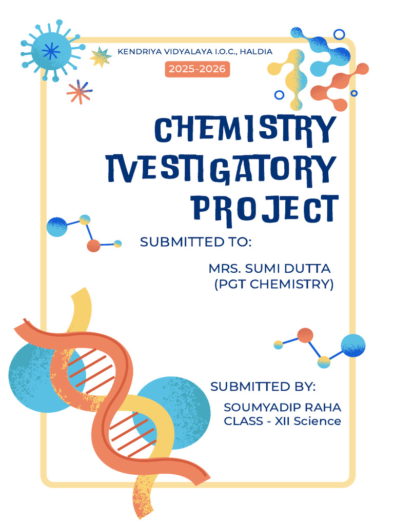 Handmade Chemistry Model Project | PDF