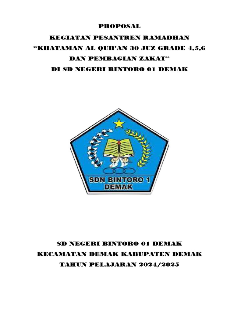 Proposal Ramadhan 2024-2025 | PDF