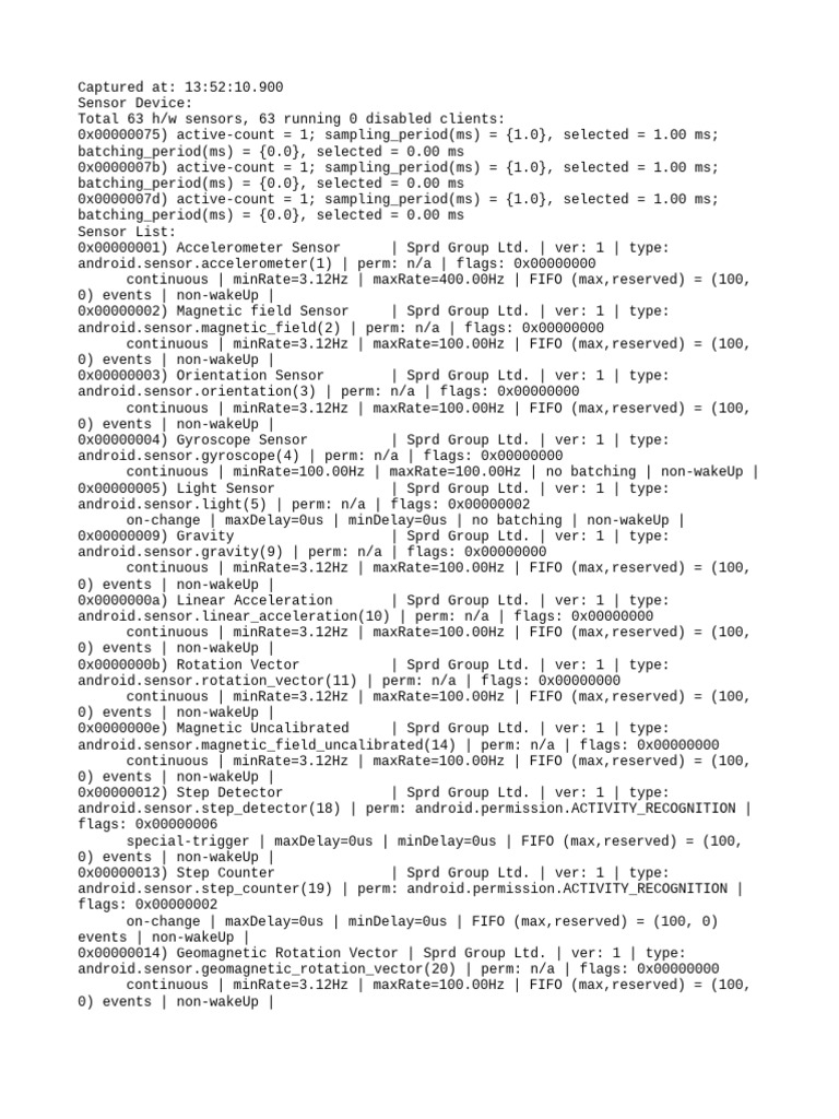 Standby Dump Sensor 2024 0716 135210 | PDF | Tools | Equipment