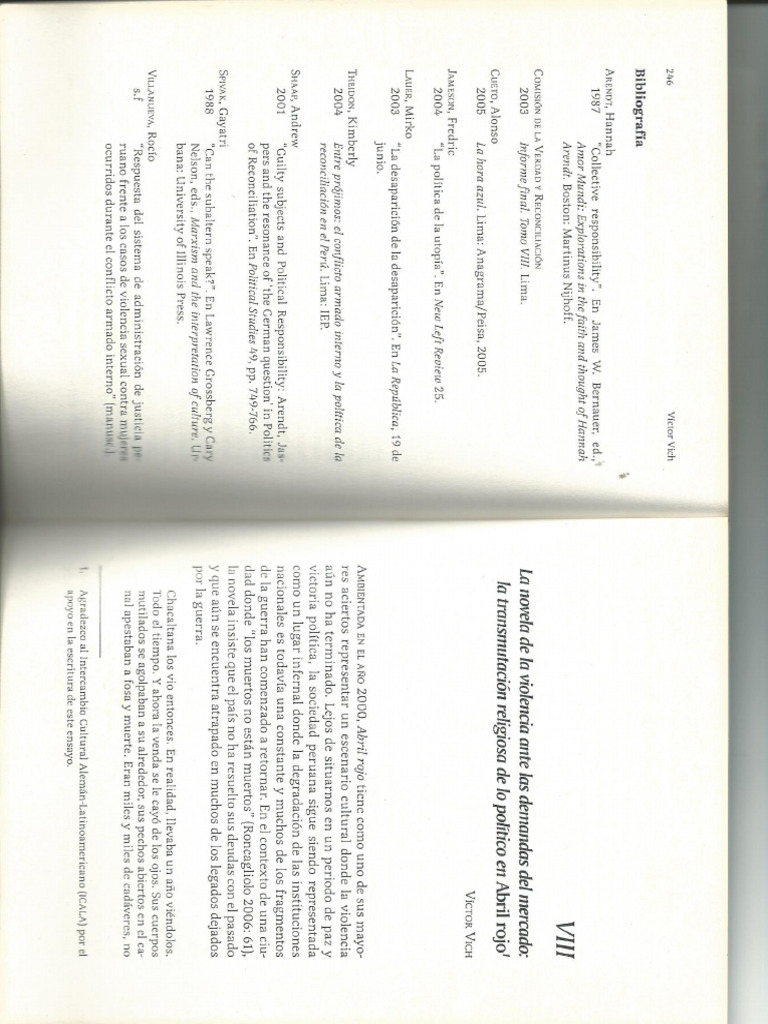 Vich Sobre Abril Rojo | PDF