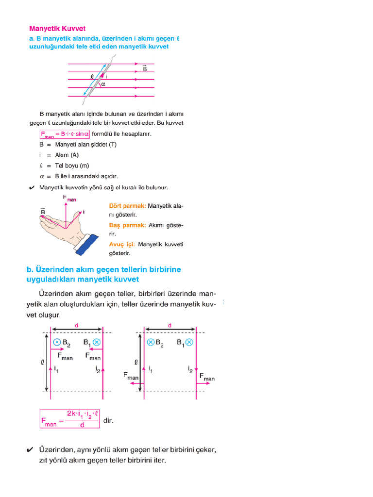 Manyetik Kuvvet-1 | PDF