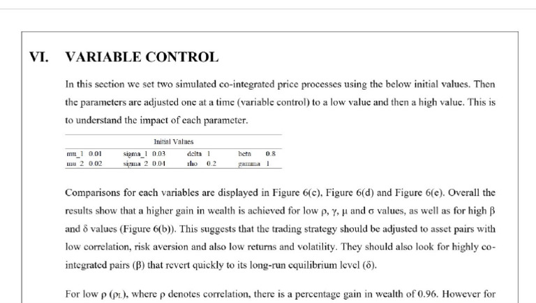 Variable Control | PDF