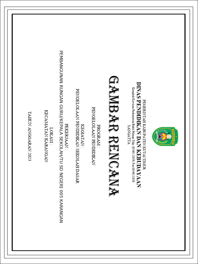 Gambar TU SDN 005 Karangan | PDF