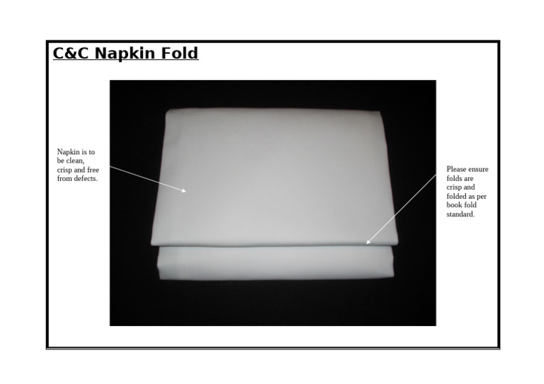 Napkin Fold | PDF