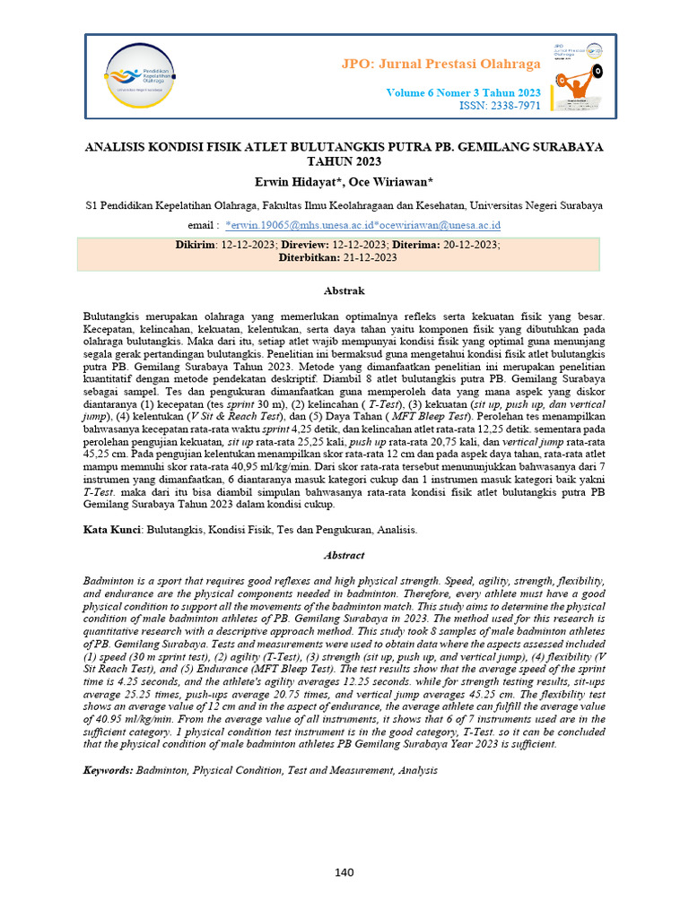 Program Latihan | PDF