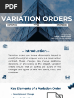 Variation Order Template v1 | PDF