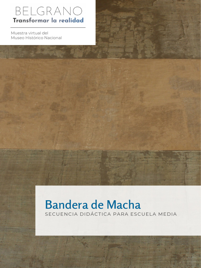 Secuencia Didáctica: Bandera de Macha | PDF