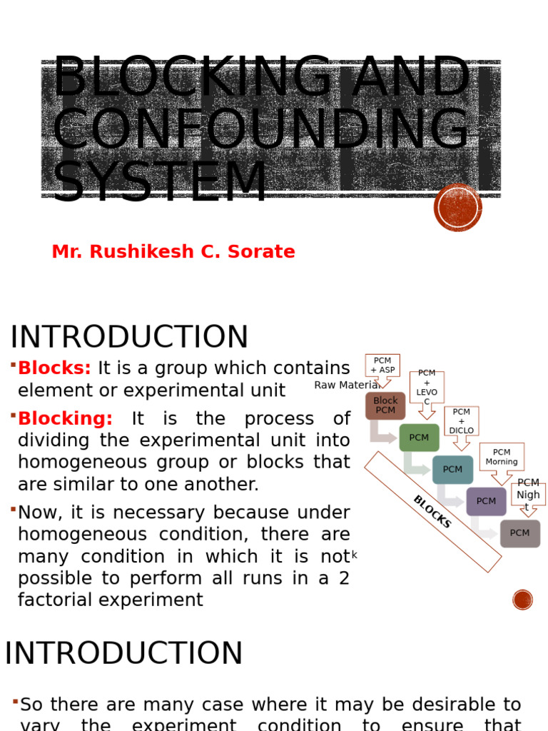 Blocking and Confounding System | PDF | Design Of Experiments | Quantitative Research