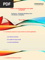 Seuil de Signification et Risques d'Audit | PDF | Risque | Audit