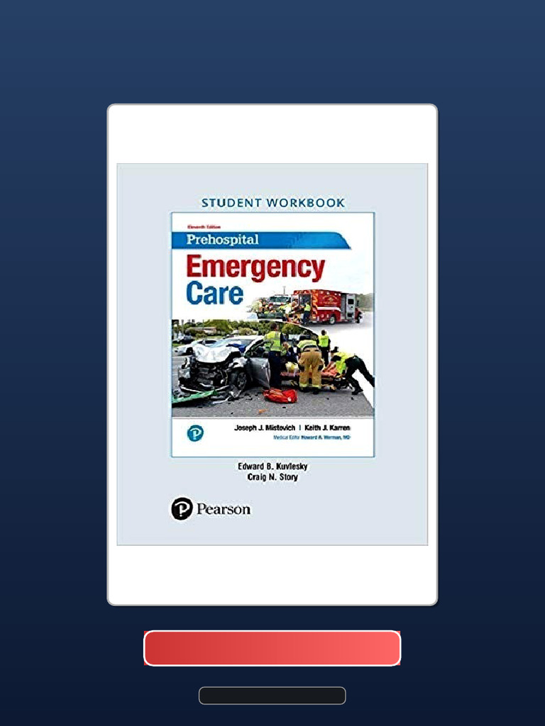 Full Chapter of Student Workbook For Prehospital Emergency Care 11th ...