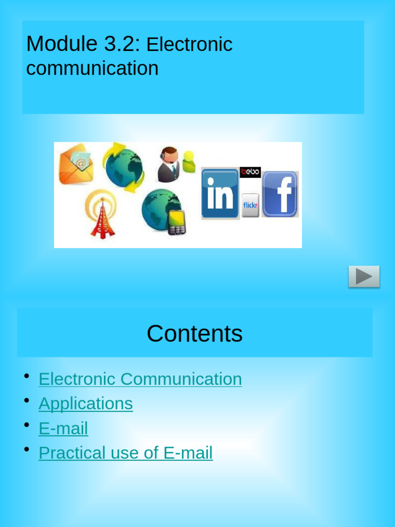 3 - 2 - Electronic Communication | PDF | Internet | Telecommunications