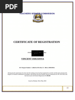 TCM-Teacher Registration Requirements-Particulars - 122209 | PDF