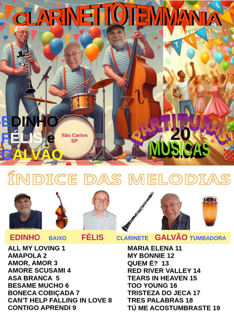 Z Edinho Felis e Galvão 70 Partituras | PDF