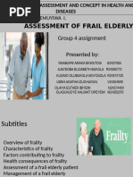 Geriatric Assessment Overview | PDF | Geriatrics | Dementia