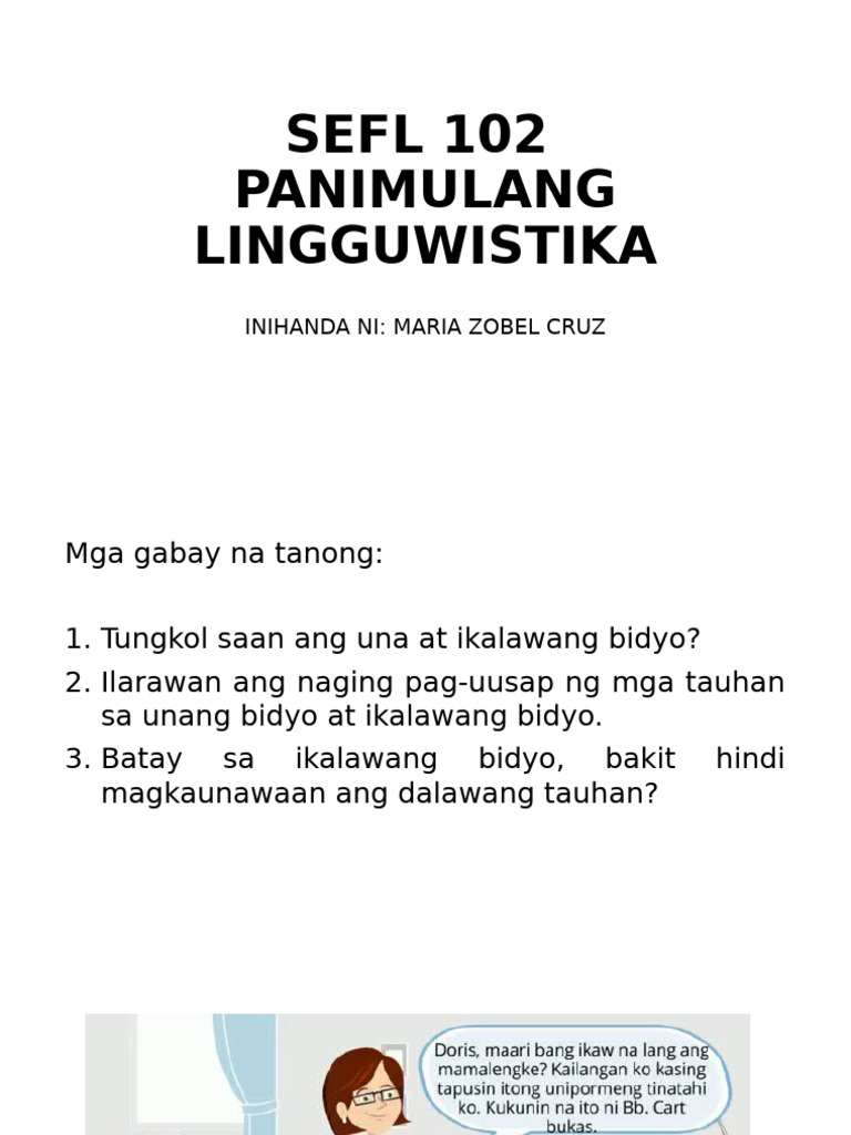 A3 Ang Pagsasalita | PDF