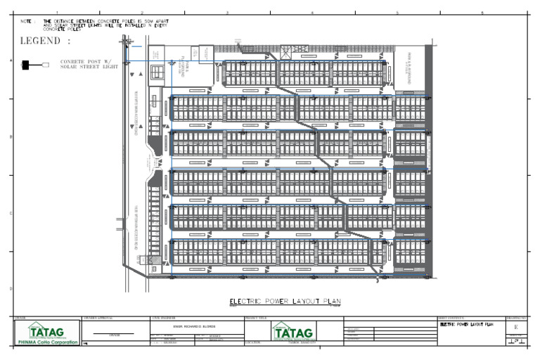 Electric Power Layout Plan | PDF