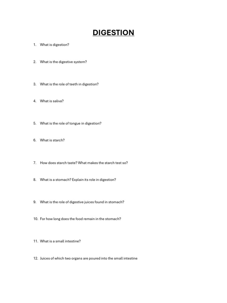 Digestion Advit | PDF