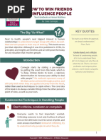 How To Win Friends and Influence People PDF | PDF