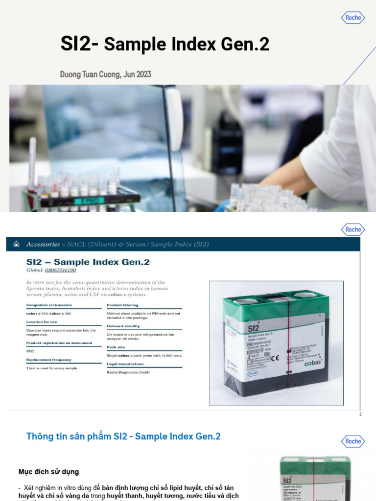 BCTK - SI2 - Cobas Pro - Medlatec VN | PDF