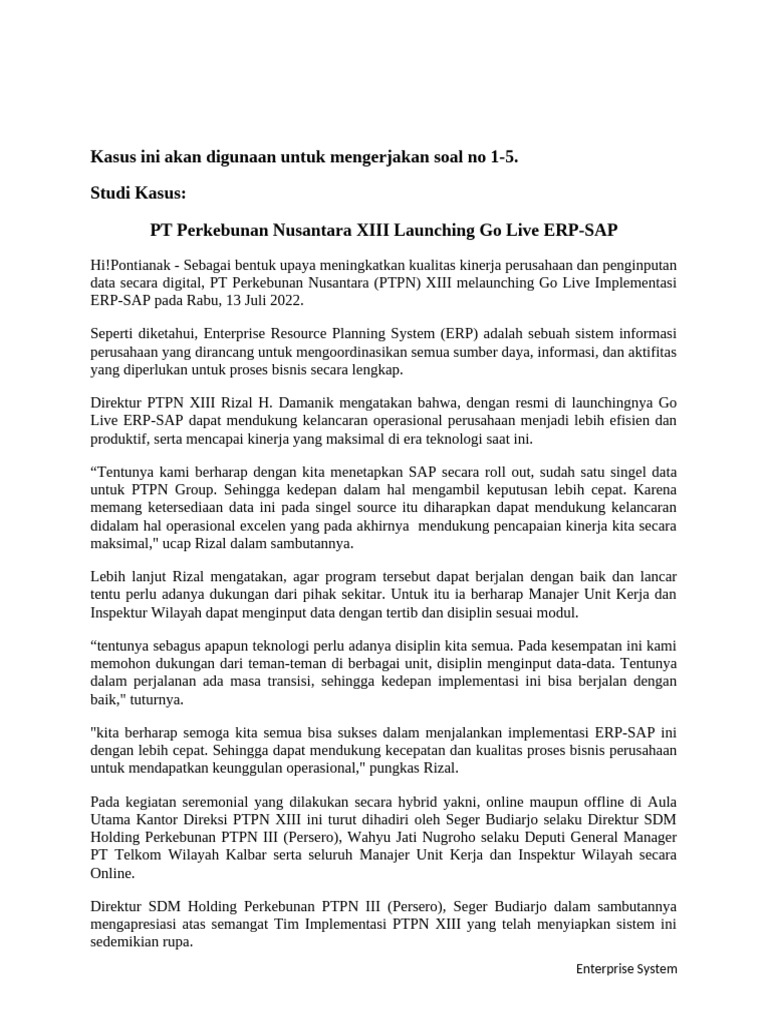 Case Tk1 Isys6305035 | PDF