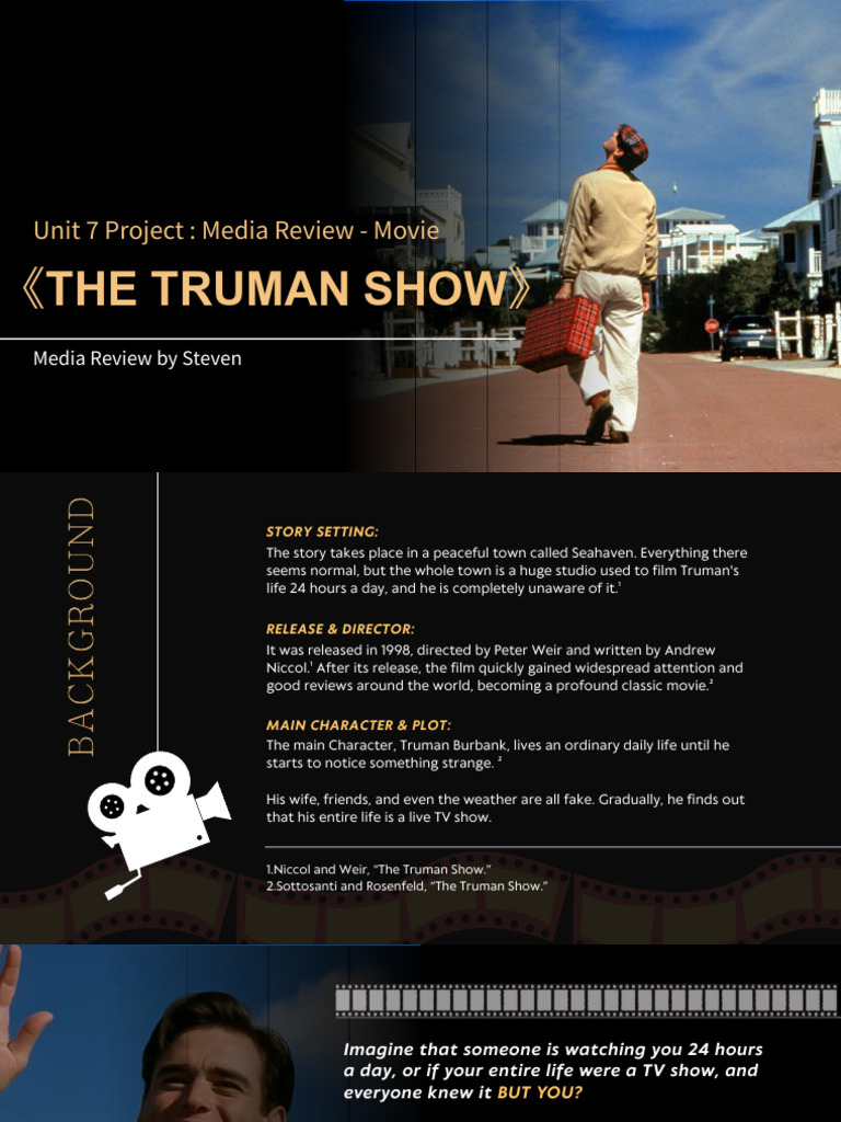 Media Review of《the Truman Show》 | PDF