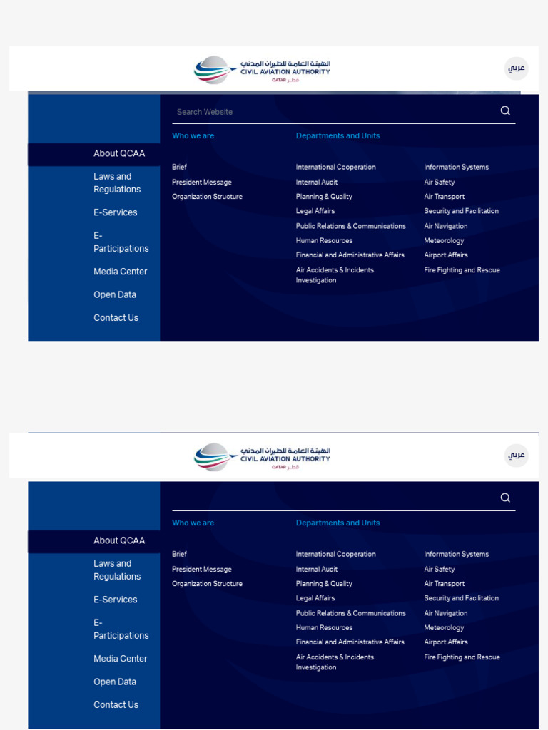 Katar Home - QCAA | PDF | Aviation Accidents And Incidents | Aviation