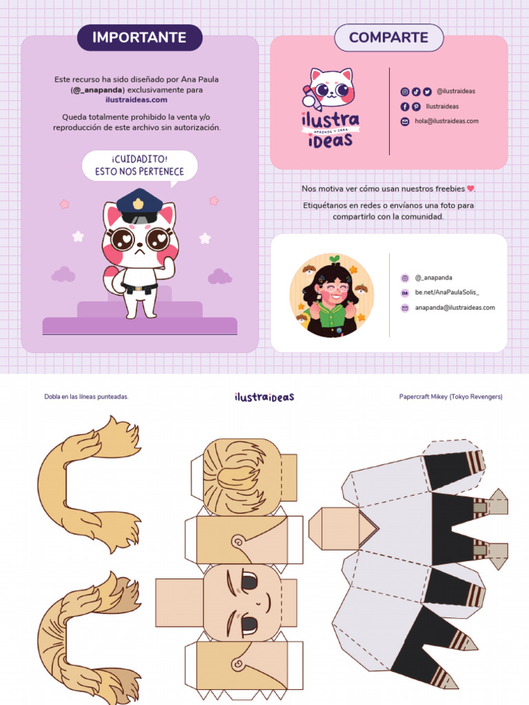 Papercraft Tokyo Revengers | PDF