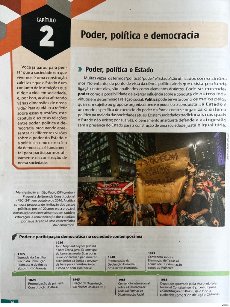Poder, Política e Democracia, Sociologia | PDF