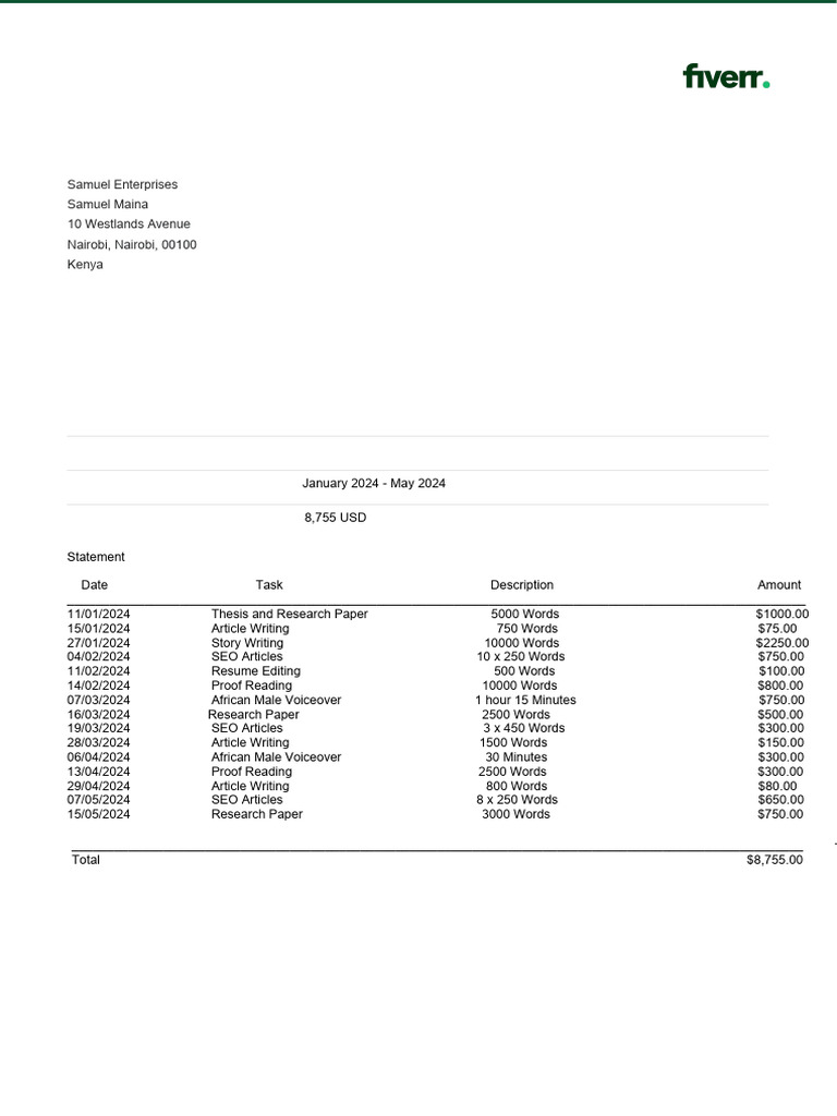 Statement of Earnings | PDF