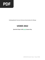 UCEED 2025 Question Paper Overview | PDF | Camera