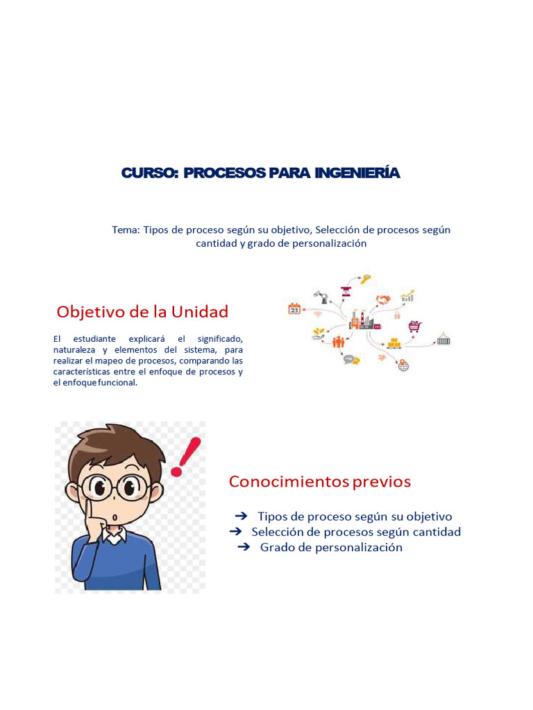 S03 - S1-Tipos de Proceso - PPTX | PDF | Calidad (comercial) | Cliente