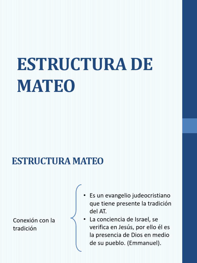 Mateo NT | PDF | Evangelio de Mateo | Jesús