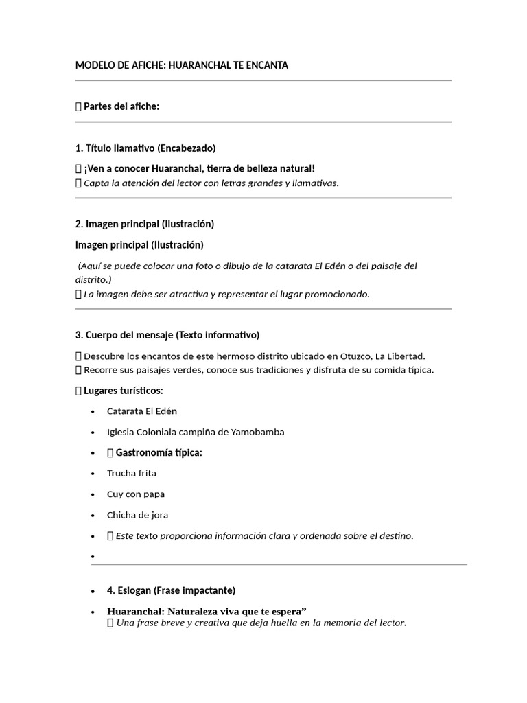 Modelo de Afiche | PDF