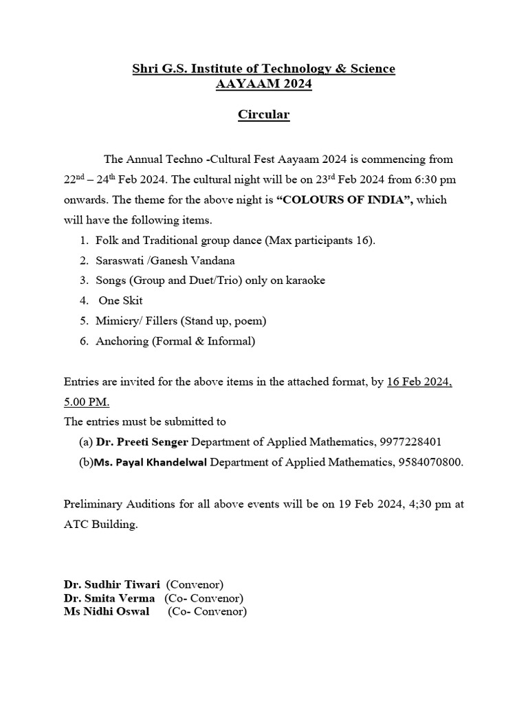 AAYAM Cultural Main 2024 | PDF | Chess Theory | Chess