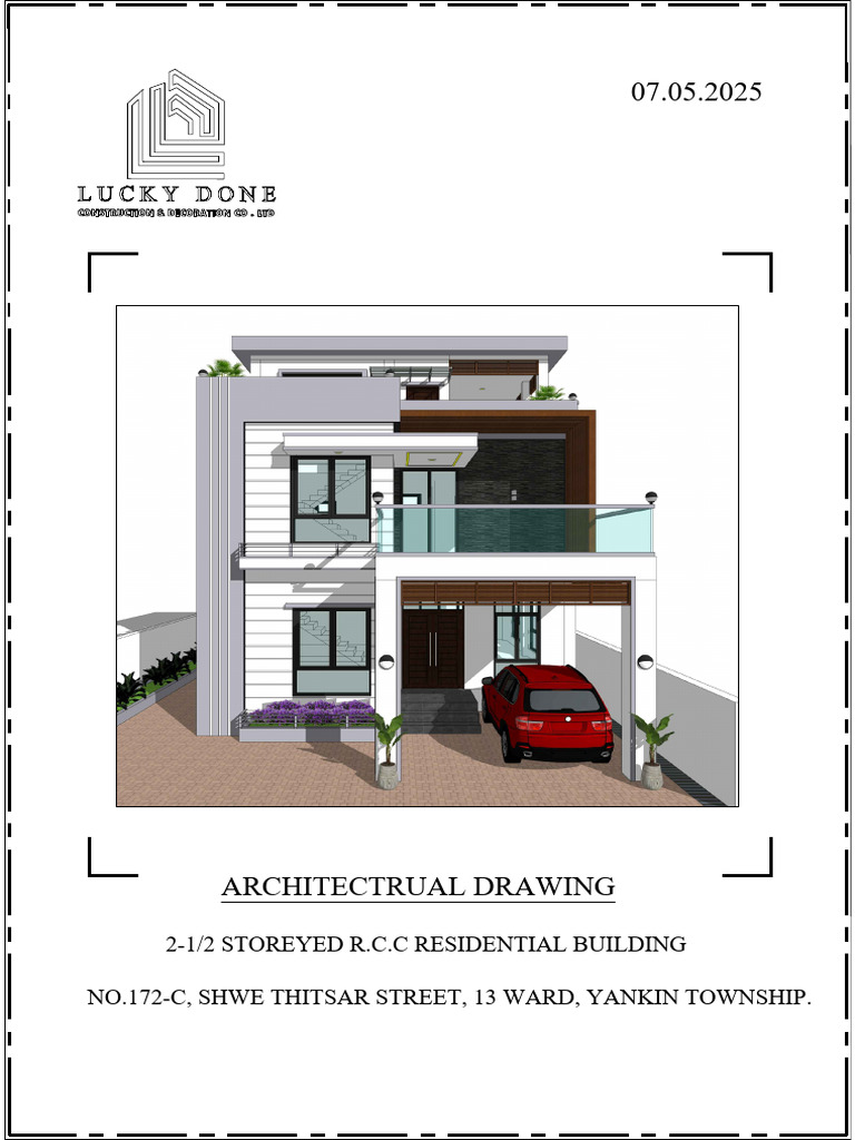 Yankin Architectural Drawing PDF Rev1 7.5.25 | PDF | Building Engineering | Architectural Design