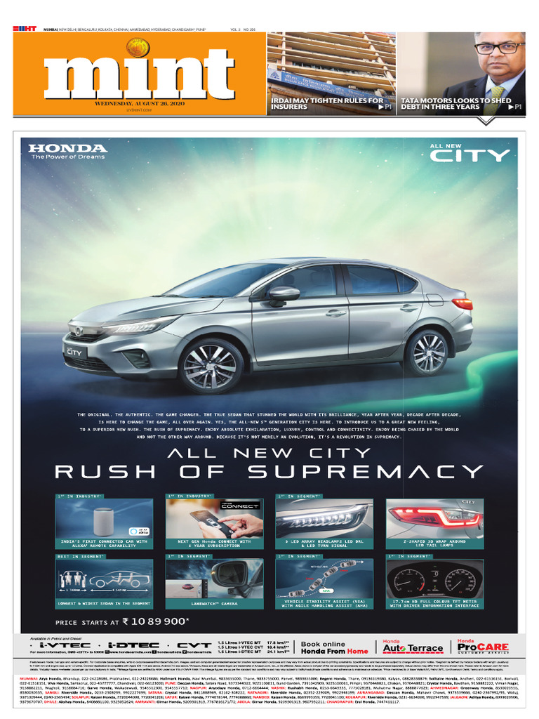 Livemint 26aug2020 | PDF | Economies