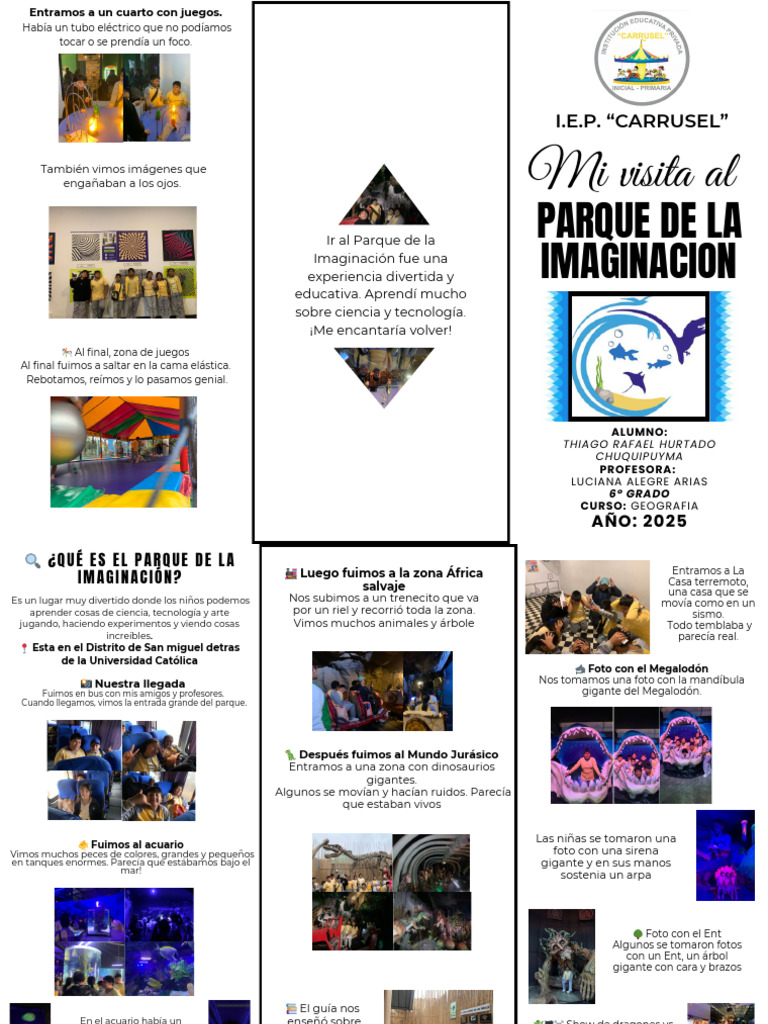 Visita al Parque de la Imaginación 2025 | PDF