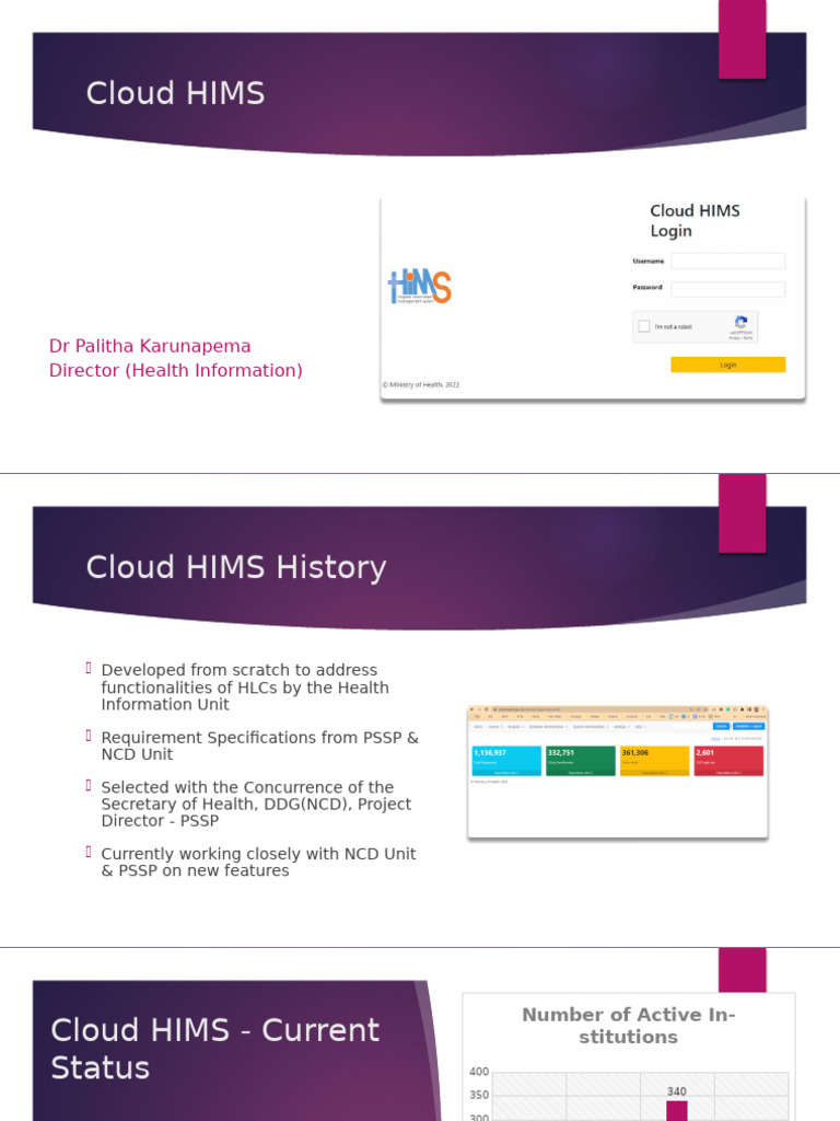 Cloud HIMS For Connectathon 3 | PDF | Computing | Information Technology