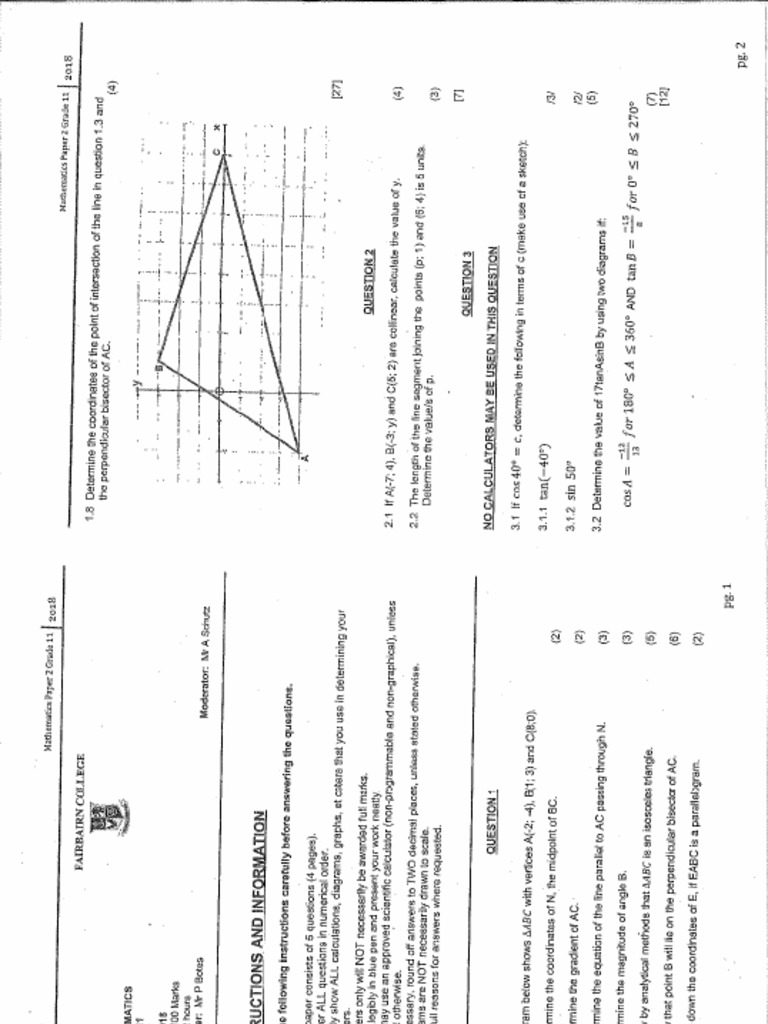 GR 11 Paper 2 2018 | PDF