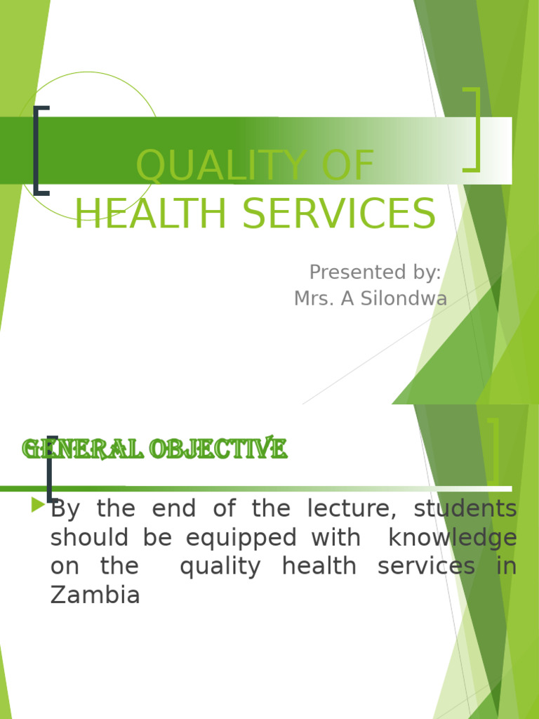 Quality Health Services Overview | PDF | Sustainability | Leadership
