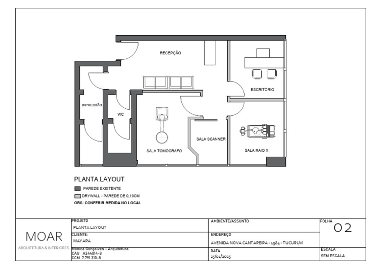 Planta Layout Mayara R00-Planta Layout | PDF