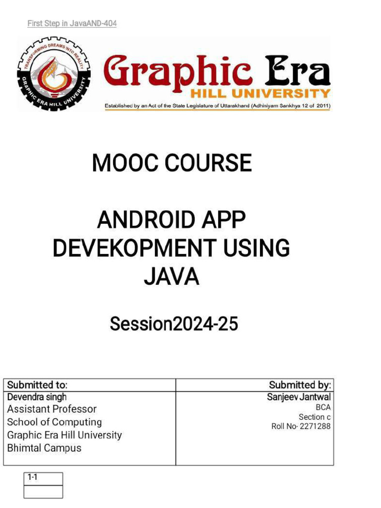 Sanjeev Jantwal 2271288MOOC File-Compressed-Compressed - EXTREME - Compressed | PDF